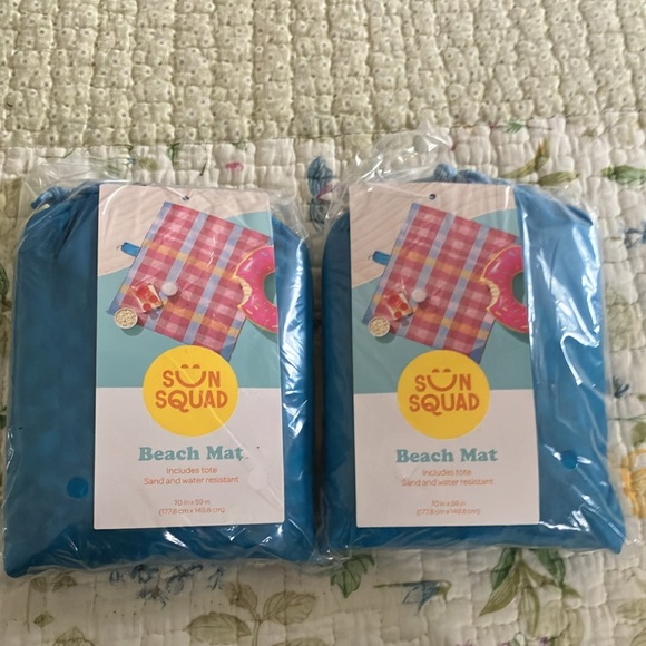 Sun Squad | Bath | Sun Squad Beach Mat 7 X 59 Includes 2 Tote Sand And ...